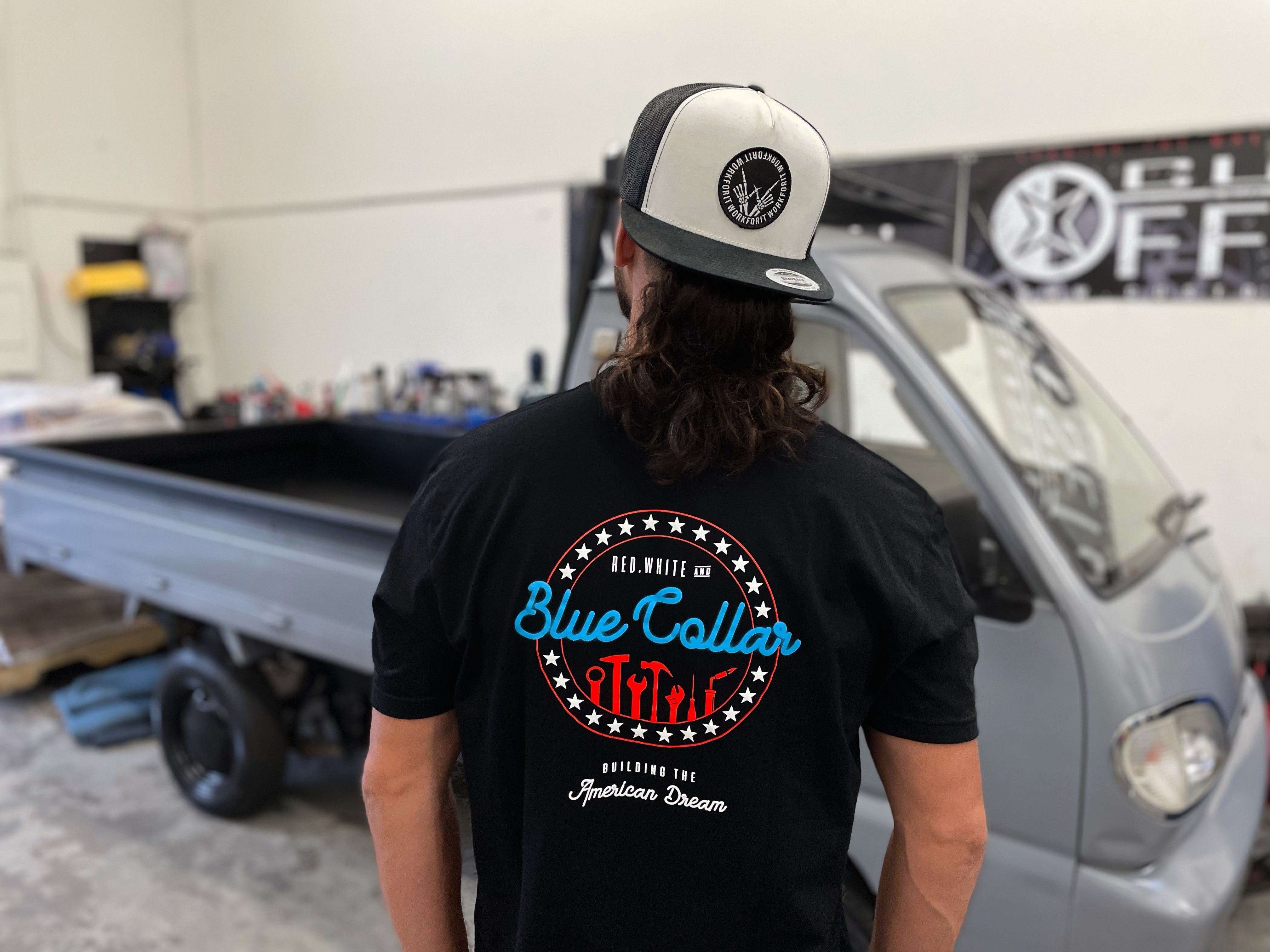 Blue Collar Neon T-Shirt – Workforit apparel