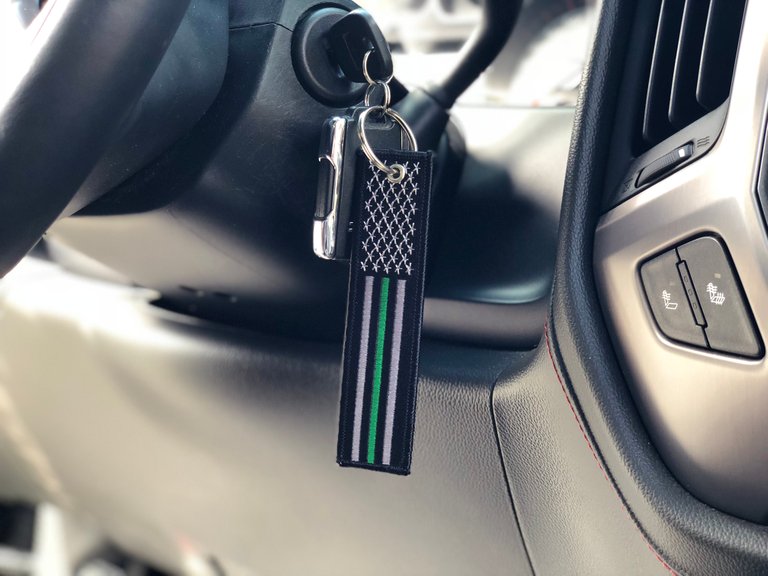 Thin Green Line KeyTag – Workforit apparel