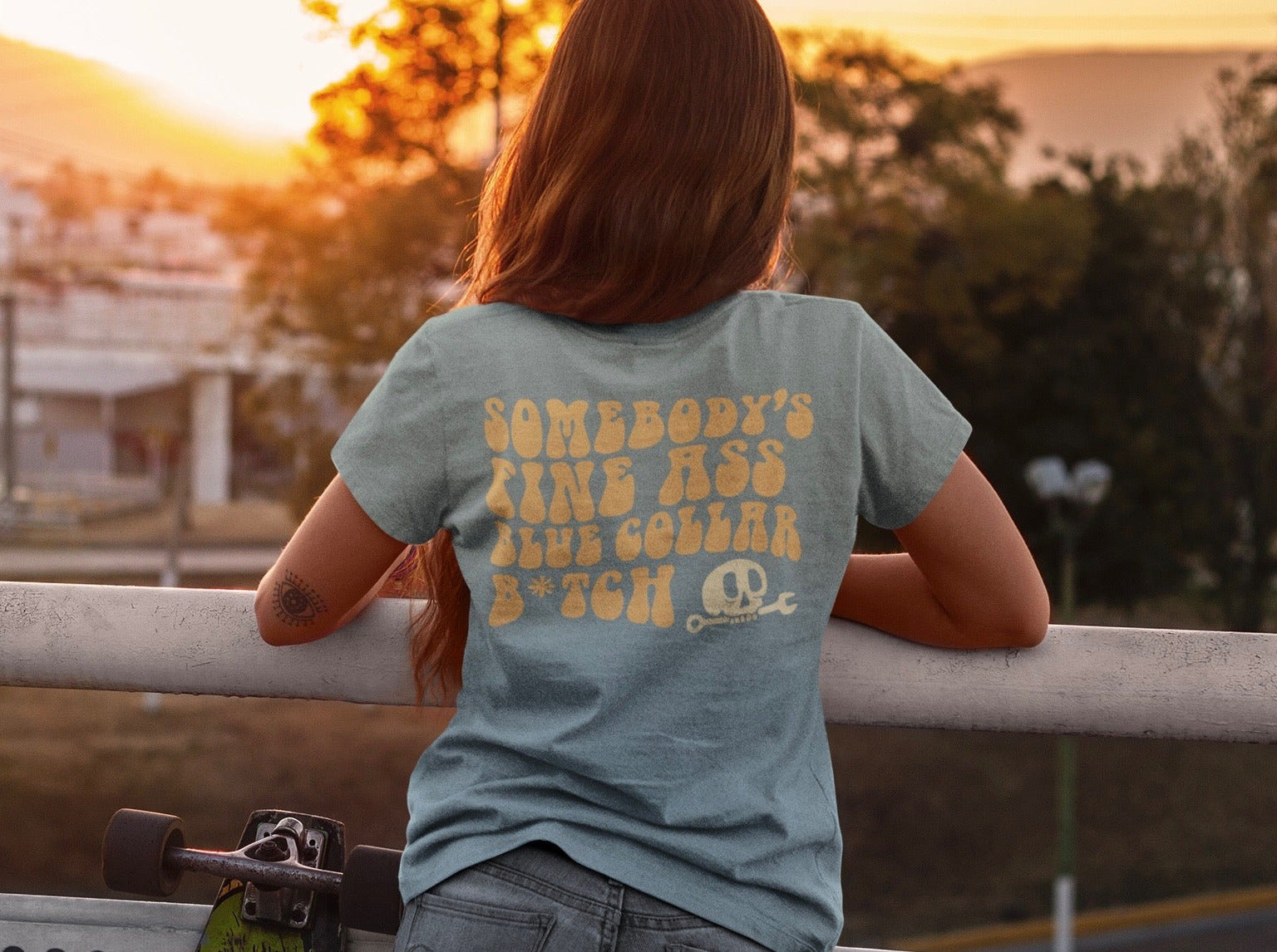 Blue Collar B*tch T-Shirt – Workforit apparel