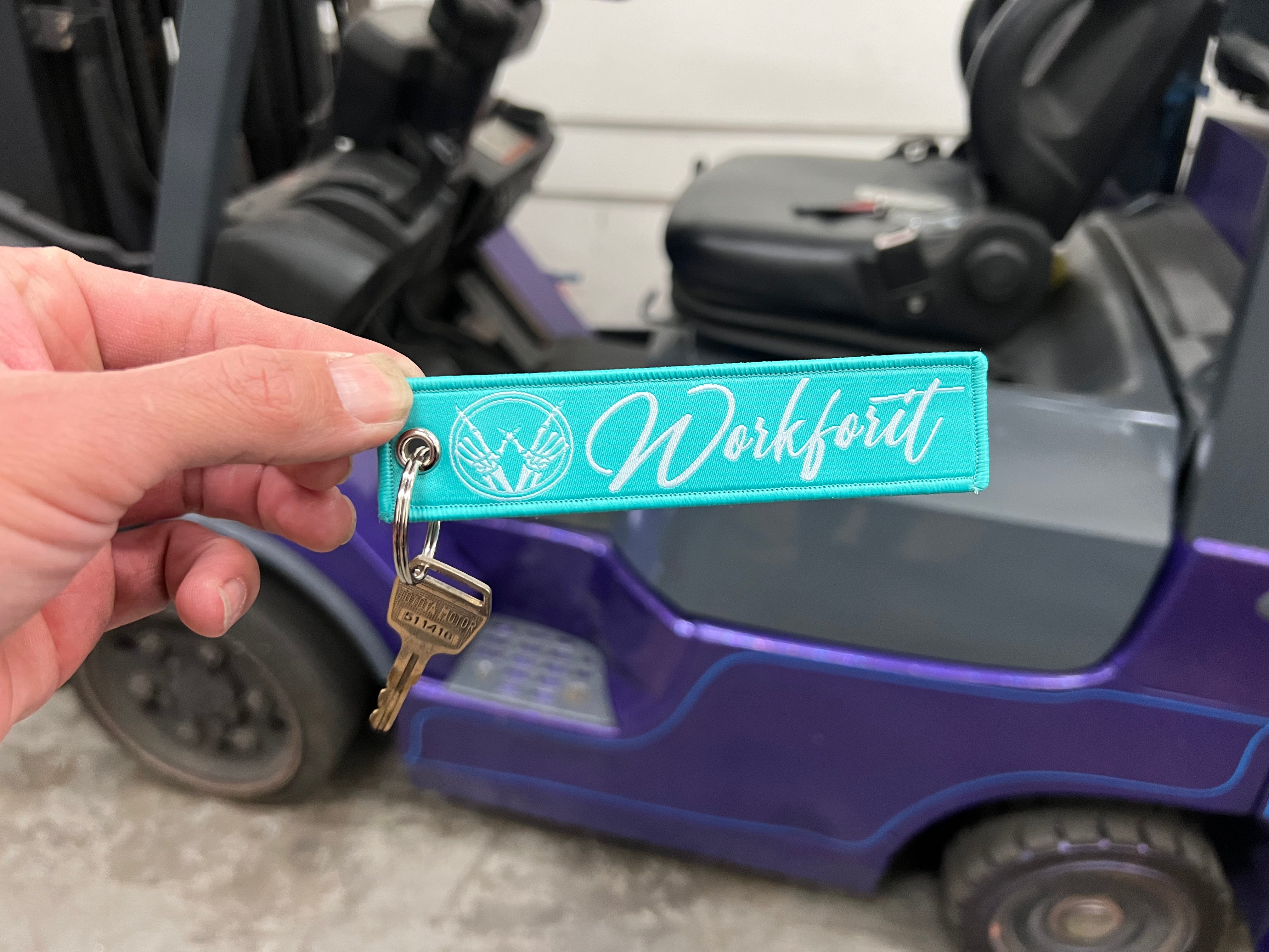 Teal KeyTag – Workforit apparel
